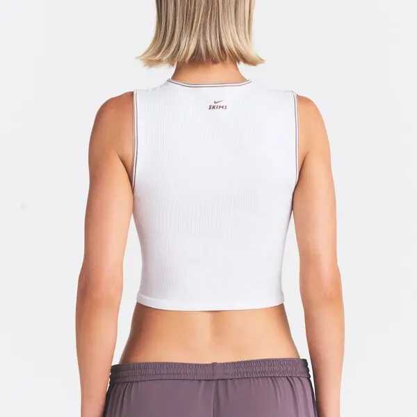 SKIMS Muscle Tank Top | White | | Nike Ribbed Seamless