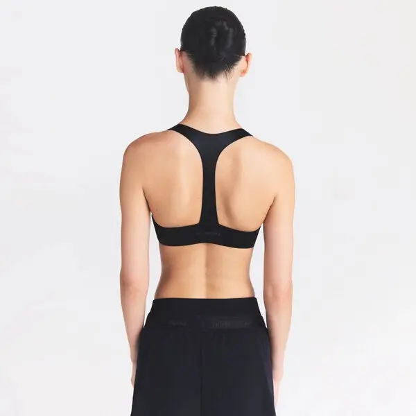 SKIMS Plunge T Back Bra | Black | | Nike Satin Shine