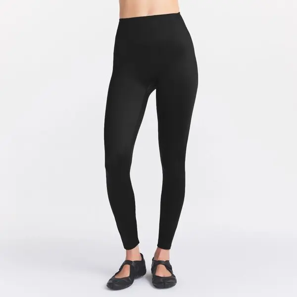 SKIMS Bonded Waist 26" Legging | Black | | Nike Satin Shine - Obsidian