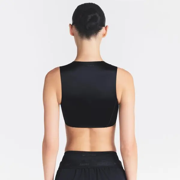 SKIMS Wide Scoop Bra | Black | | Nike Satin Shine