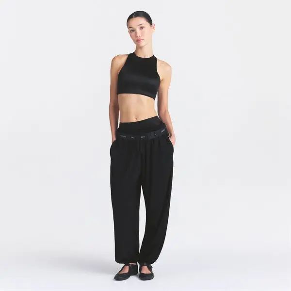 SKIMS Balloon Pants With Elastic Waistband And Cuffed Ankles