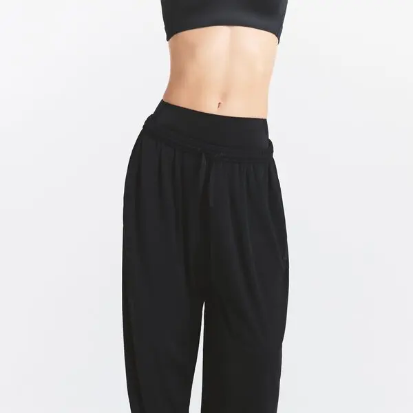 SKIMS Balloon Pants With Elastic Waistband And Cuffed Ankles