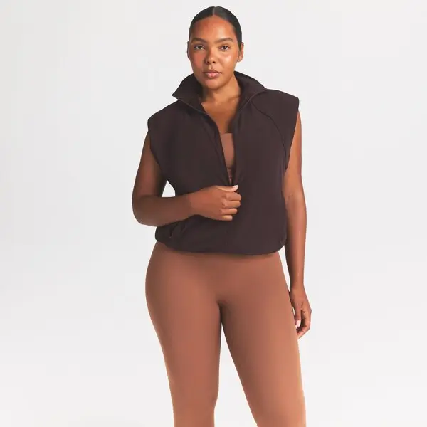 SKIMS Oversized Vest - Dark Roast