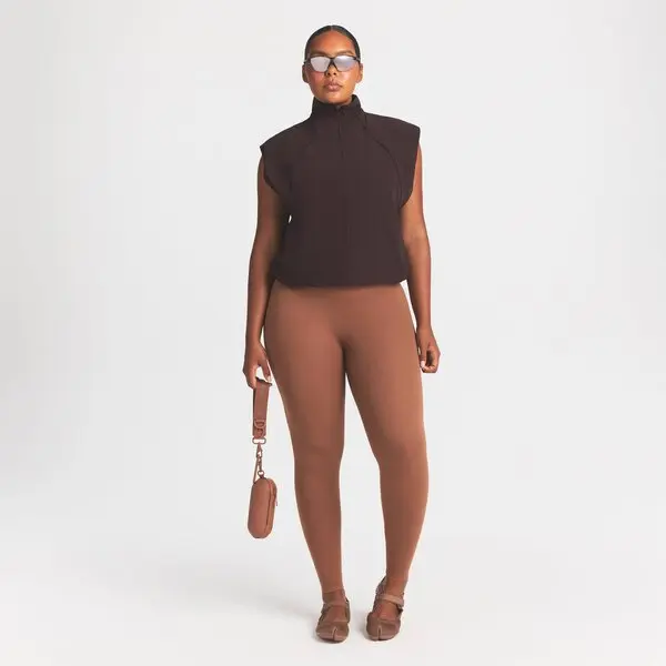 SKIMS Oversized Vest - Dark Roast