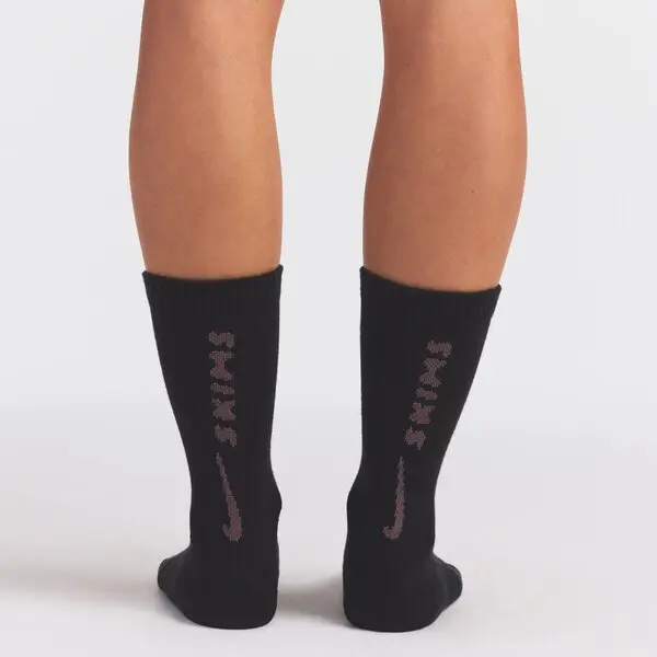 SKIMS Dri Fit™ Crew Sock 3 Pack | Blue | Small | Nike Accessories
