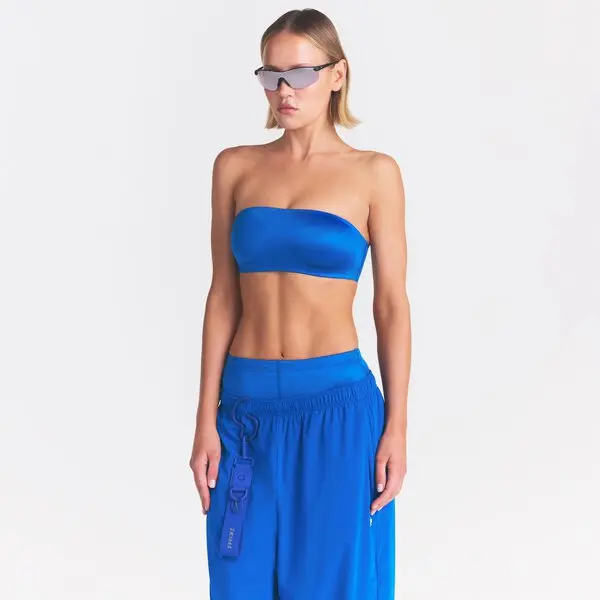 SKIMS Bandeau Bra | Blue | | Nike Satin Shine