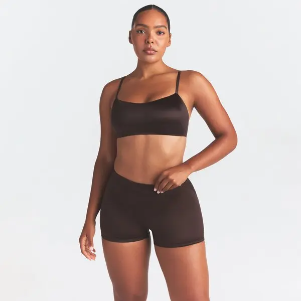 SKIMS Scoop Cami Top Bra | Deep Neutral | | Nike Satin Shine