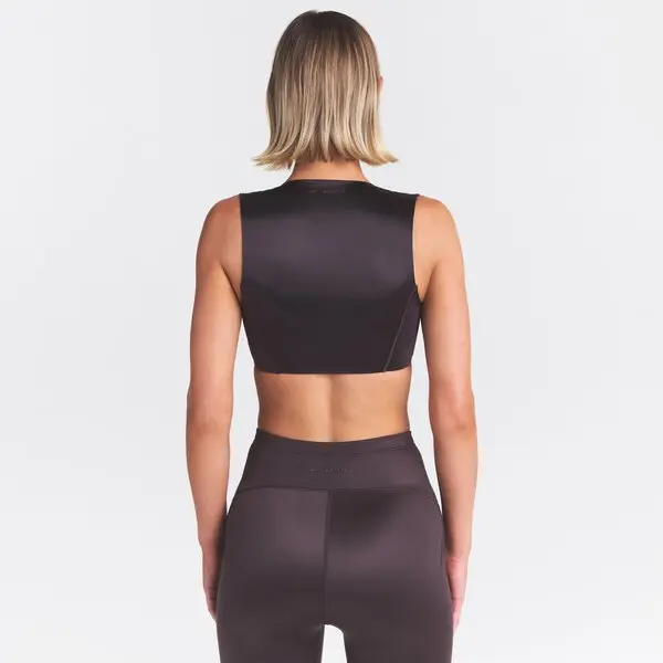 SKIMS Wide Scoop Bra | Deep Neutral | | Nike Satin Shine