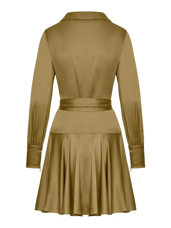Zimmermann Silk Wrap Mini Dress