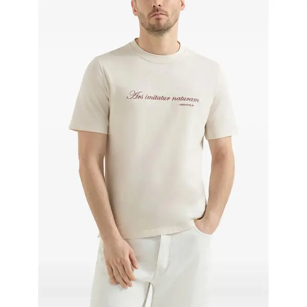 Brunello Cucinelli Neutrals T-shirts & Vests T-shirts