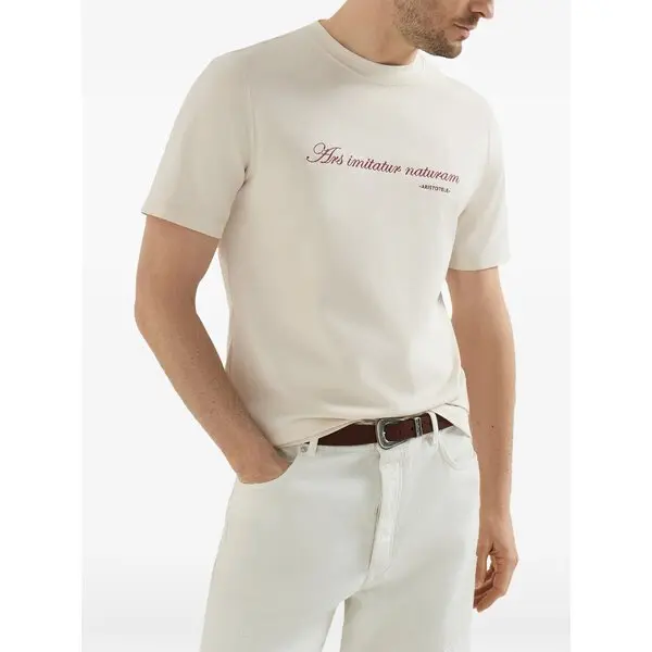Brunello Cucinelli Neutrals T-shirts & Vests T-shirts