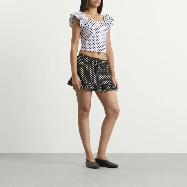 MANY MANY CLOTHES The Spotty Mini Skirt