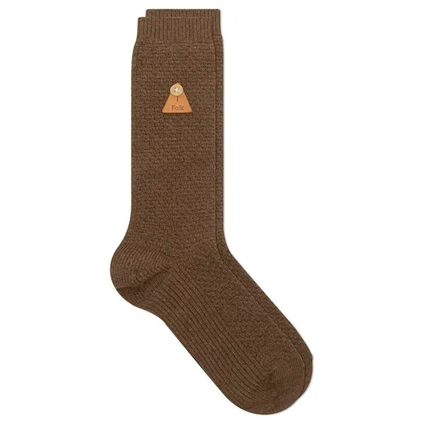 Folk Waffle Socks