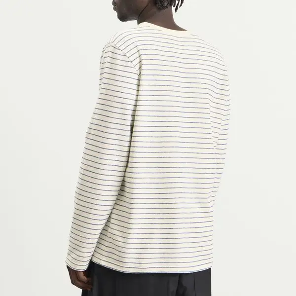 Folk Long Sleeve Textured Stripe T-shirt