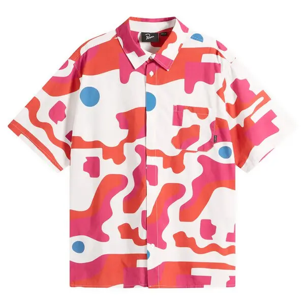 PARRA Abstract Mountain Short Sleeve Shirt