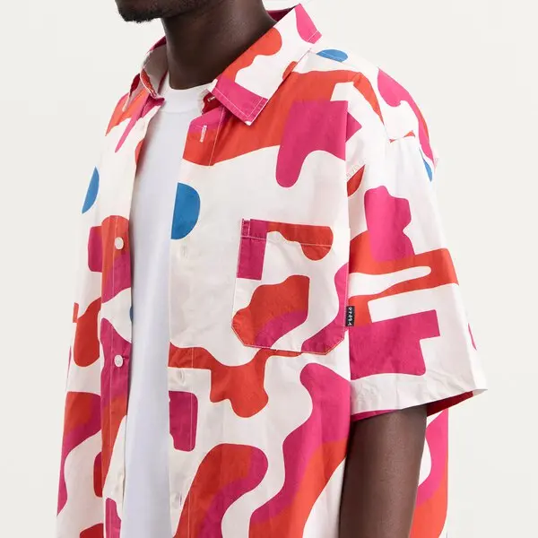 PARRA Abstract Mountain Short Sleeve Shirt