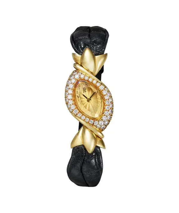 STEPHANIE WINDSOR Audemars Piguet 1986 Baroque Diamond And 18k Watch - Gold