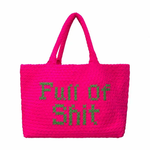 LILLY LOVES Green Full Of Shit Handbag