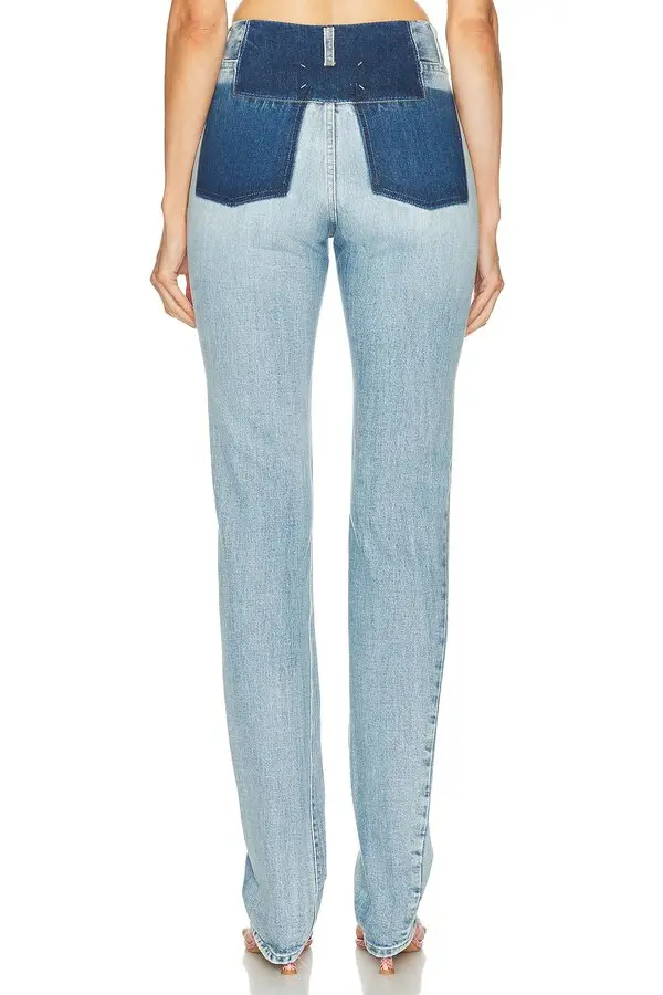 MAISON MARGIELA Waistless Straight Leg In Blue