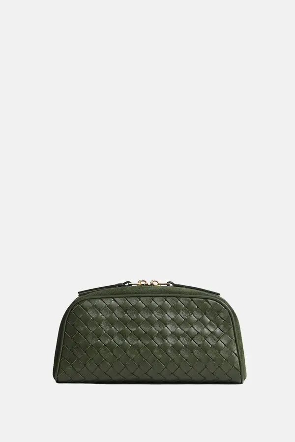 Bottega Veneta Small Pochette Knot Clutch - Verde