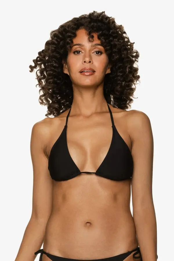 Helen Jon Triangle Bikini Top - Black
