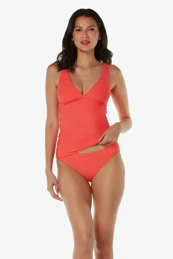 Helen Jon Classic Hipster Swimsuit - Coral