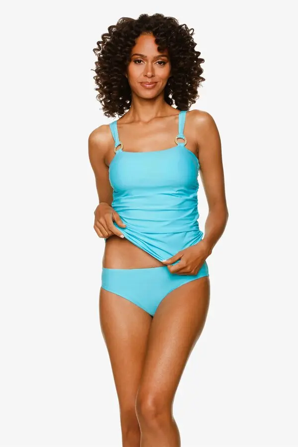 Helen Jon Classic Hipster Swimsuit - Sky Blue