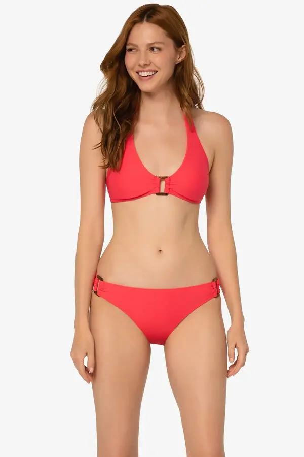 Helen Jon Tortoise Hipster Bikini Bottom - Ginger