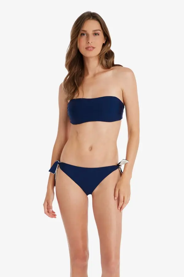 Helen Jon Reversible Tie Hipster - Navy Ivory