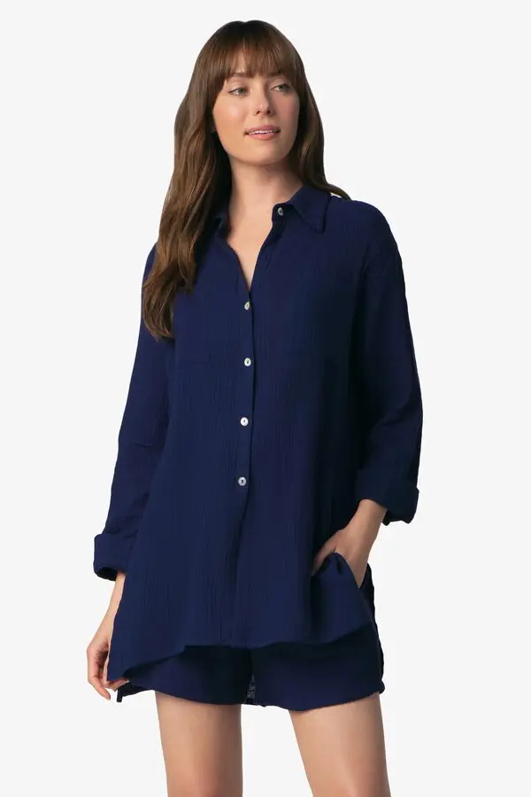 Helen Jon Island Shirt - Navy