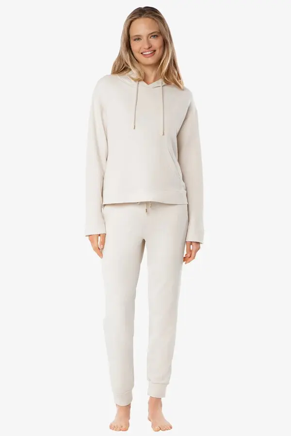 Helen Jon Luxe Jogger With Ankle Length - Stone