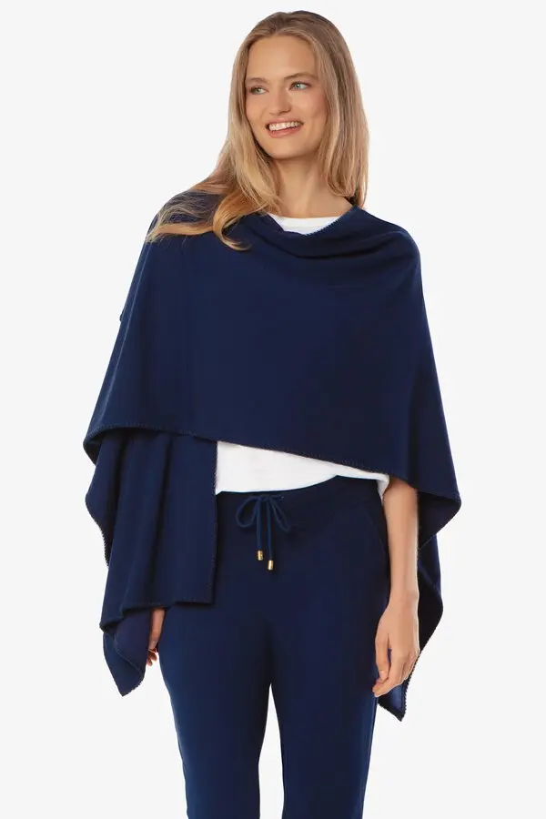 Helen Jon Maxwell Wrap - Navy