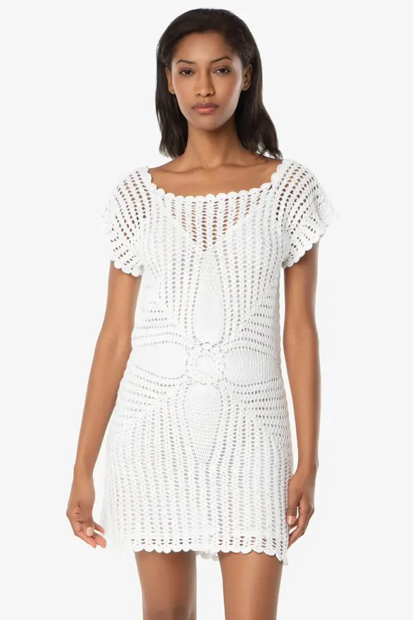 Helen Jon Starburst Crochet Dress