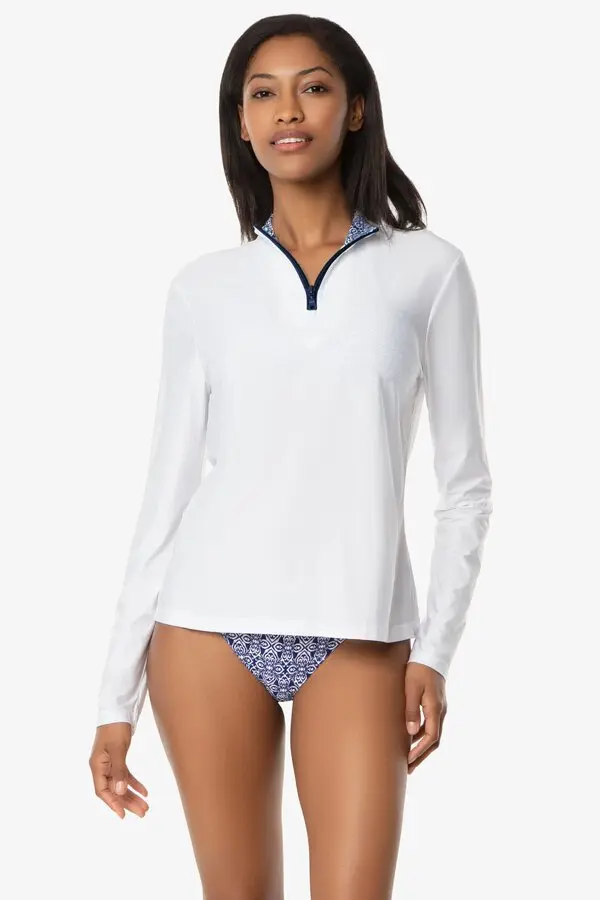 Helen Jon 1/4 Zip Sun Shirt Upf 50