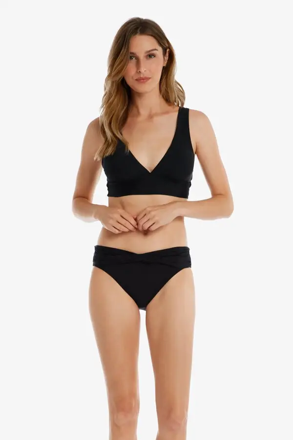 Helen Jon Twist Front Hipster - Black