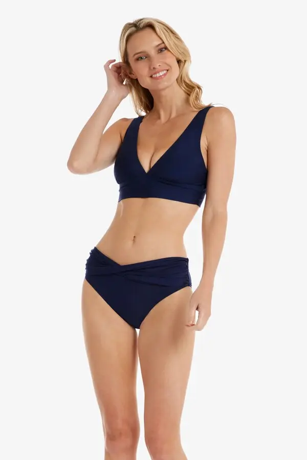 Helen Jon Twist Front Hipster - Navy
