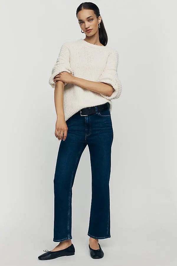 Paige Vanessa High-rise Straight-leg Jeans