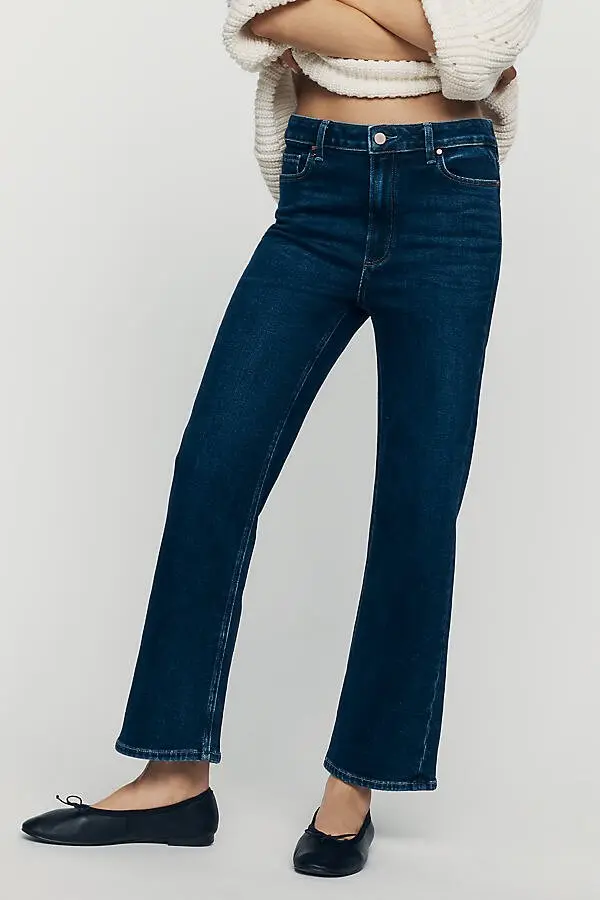 Paige Vanessa High-rise Straight-leg Jeans