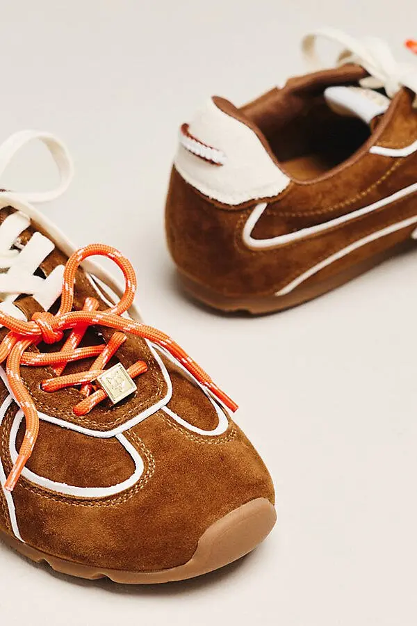 NAKED WOLFE Adored Suede Sneakers - Tan