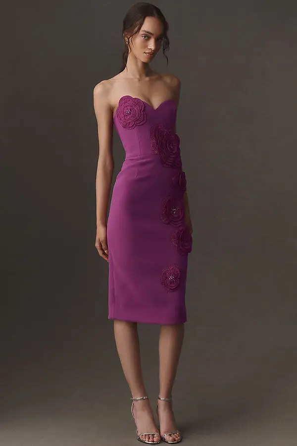 HELSI Kaia 3d Floral Midi Dress