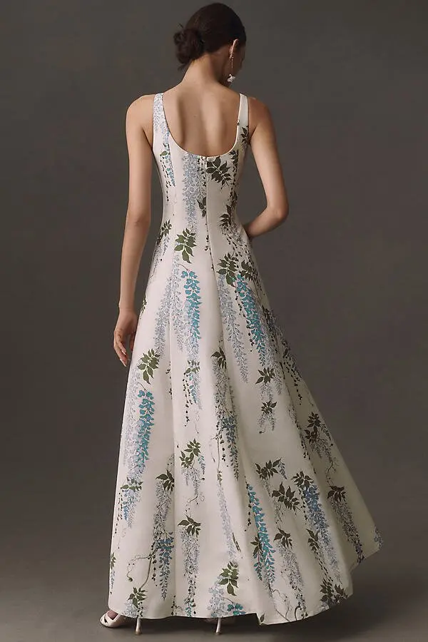 Mestiza New York Amanda Scoop-neck Gown