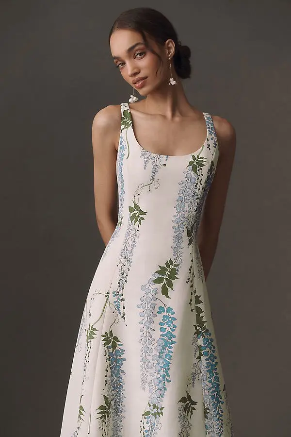 Mestiza New York Amanda Scoop-neck Gown