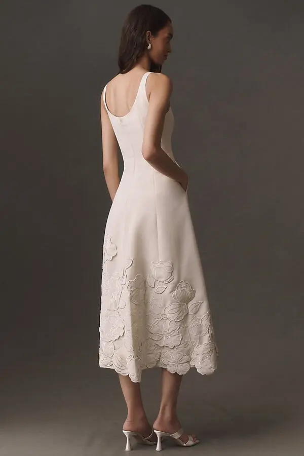 Mestiza New York Amanda Appliqué Midi Dress