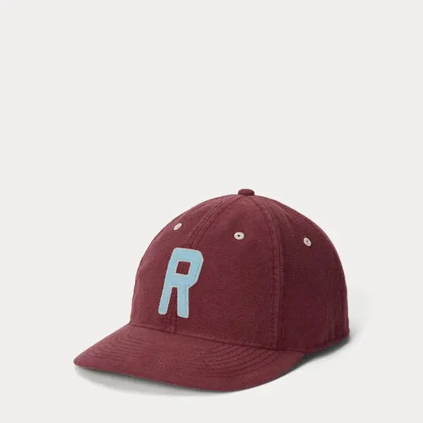 Ralph Lauren Chamois Ball Cap - Red Wine