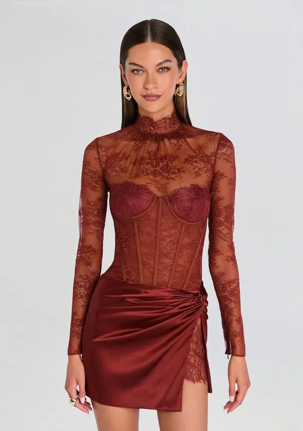 Retrofete Valentina Lace Bodysuit