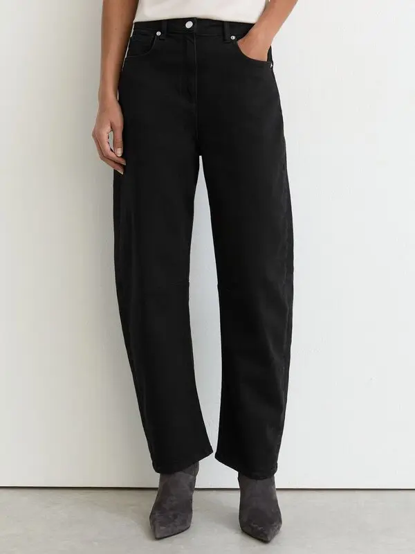 REISS Levitt Barrel-leg Jeans