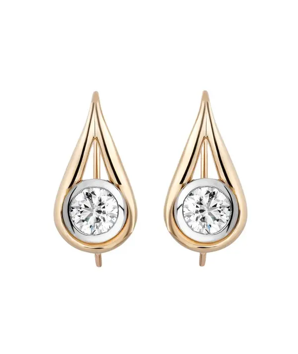 MASON AND BOOKS Yellow Diamond Earrings