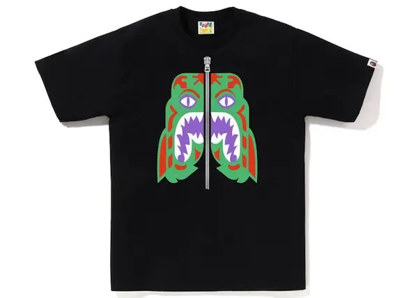 A BATHING APE Colors Tiger Tee Shirt