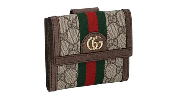 Gucci Ophidia Gg Supreme French Flap Wallet