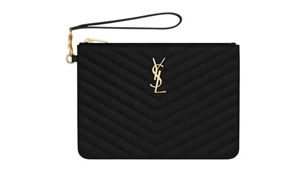 Saint Laurent Cassandre Matelasse A5 Leather Pouch